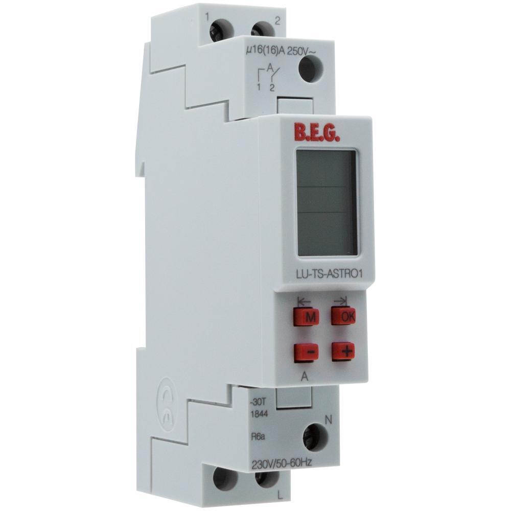 BEG Digital Astro Time Switch Clock 1 Channel 1 Module TS-ASTRO1 ...