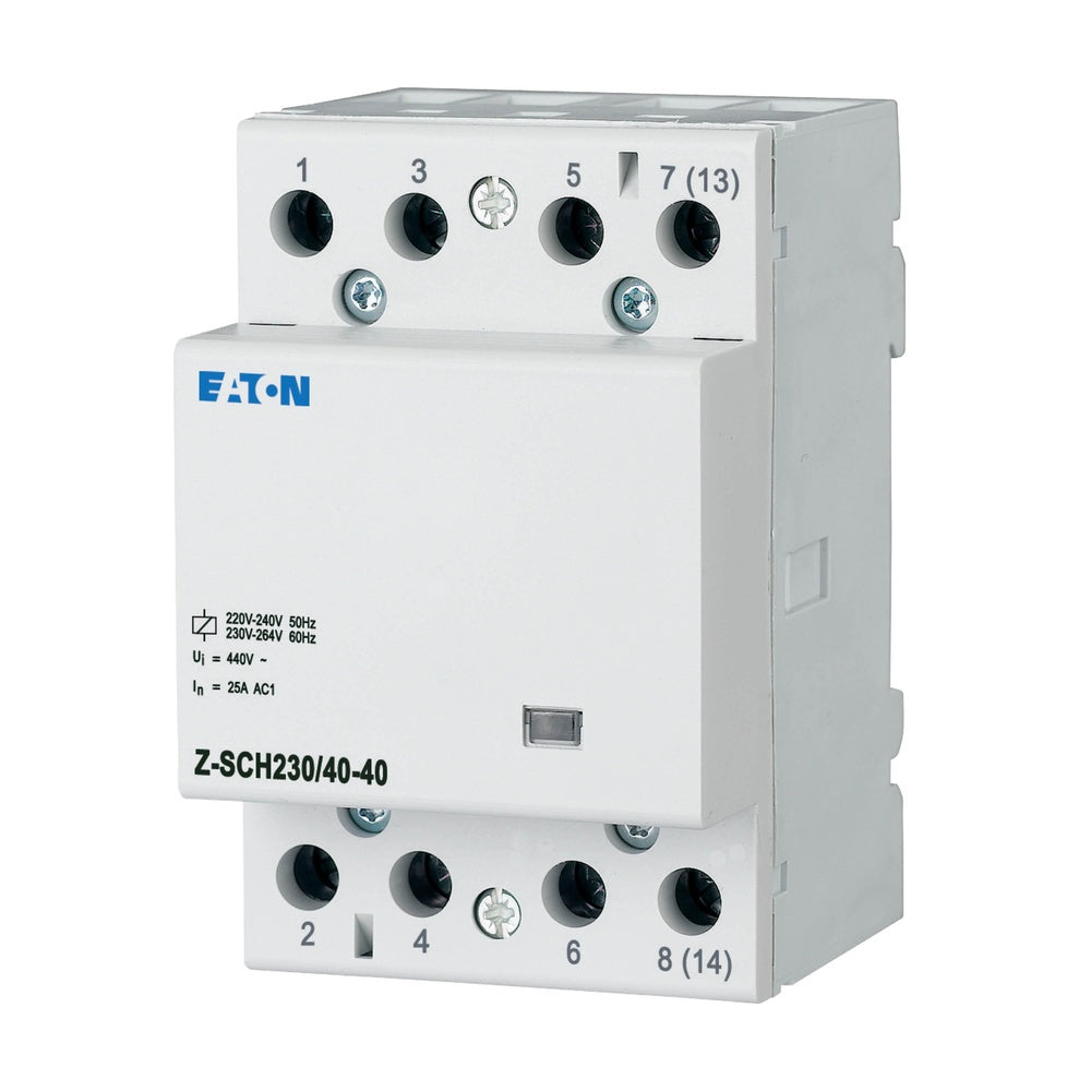 Eaton Installation Contactor 230VAC 50Hz 40A 4NO 3HP - 248852 | Tameson.com