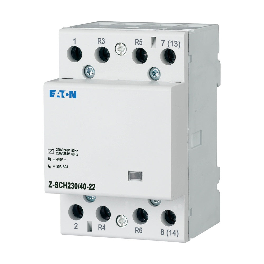 Eaton Installation Contactor 230VAC 50Hz 2NO 2NC 40A 3HP - 248853 ...