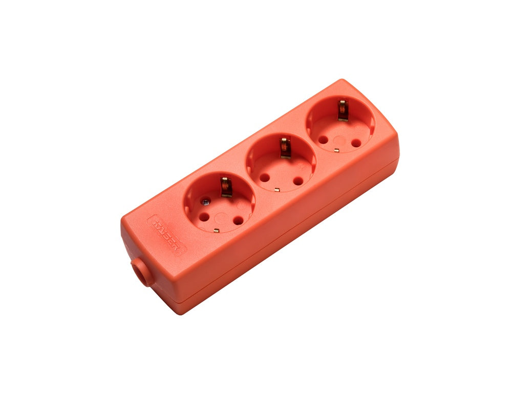 Martin Kaiser 3-Way Socket 45 Degrees With Earthing Contact Black (Eur ...