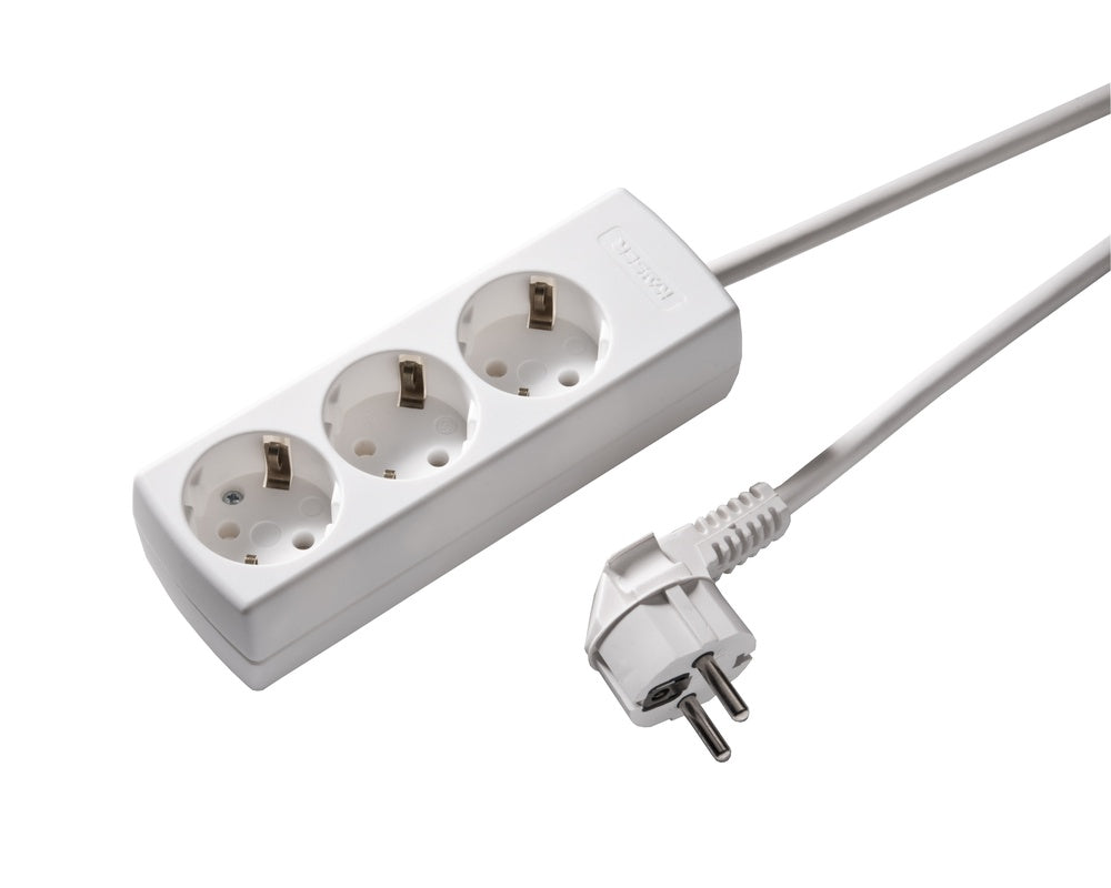 Martin Kaiser 3-Way Socket 45 Degree With 1.5m Cable Arctic White ...