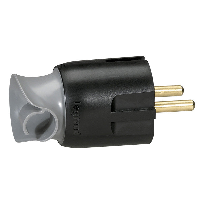 Legrand Plug RA/PA With Cord Orientation Black - 050173 [10 Pieces ...