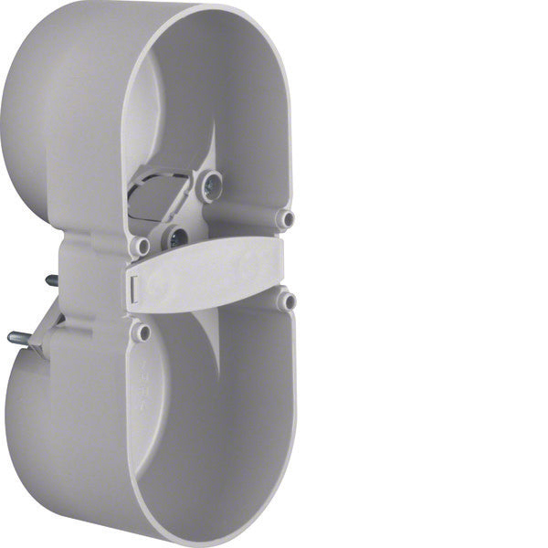 Hager Berker Integro 2-Gang Contact Protection Box Grey - 9191502 ...