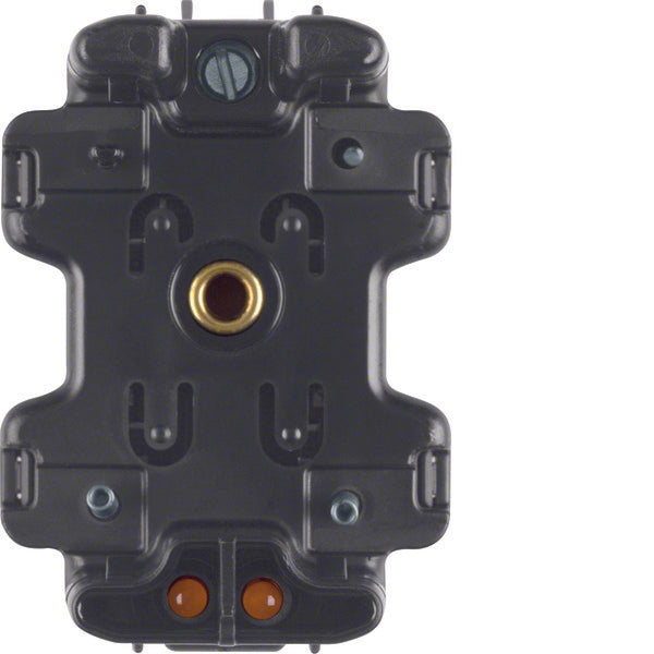 Hager Berker Series LED Lighting Unit With N-Terminal Black - 1680 ...