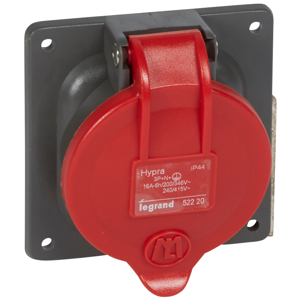 Inbuilt Hypra Socket 400V 16A 5P IP44 CEE Contact Box - 052220 ...