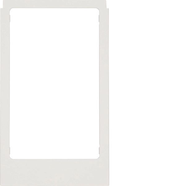 Large Angled Frame Polar White Glossy Plastic Design - WD2221 | Tameson.com