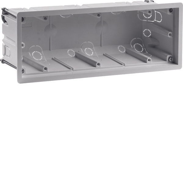 Hager Berker Wall Box 3 Gang For Flat Mounting - 18721030 | Tameson.com
