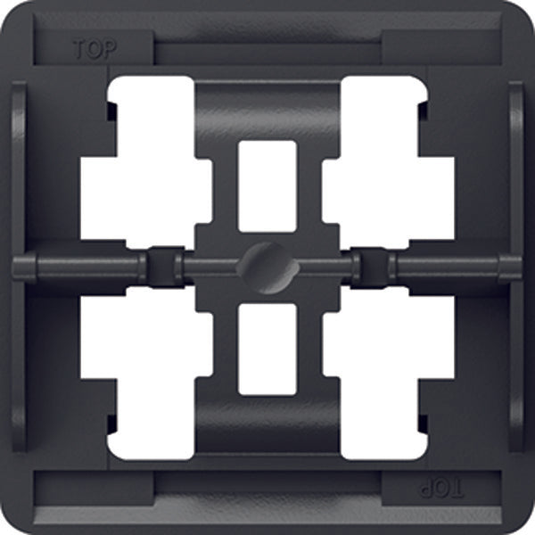 Jung Triple Switch Plate Adapter LS Range Black - LS93HP | Tameson.com