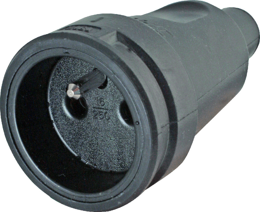 Rubber PA Plug Connector Black - 181716004 [10 Pieces] | Tameson.com