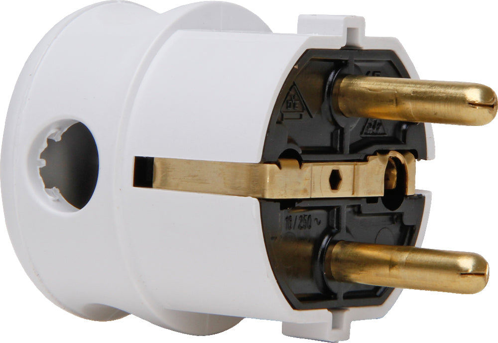 Kopp Side Entry Plug Cee 7 VII White Plastic - 178501006 [5 pieces ...