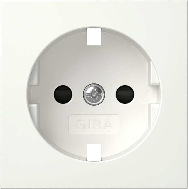 Gira Cover Socket SH System 55 Pure White - 492103 | Tameson.com