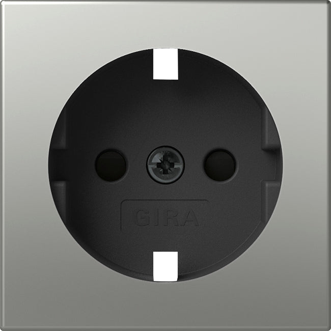 Gira Shuko Socket System 55 Stainless Steel - 4921600 | Tameson.com