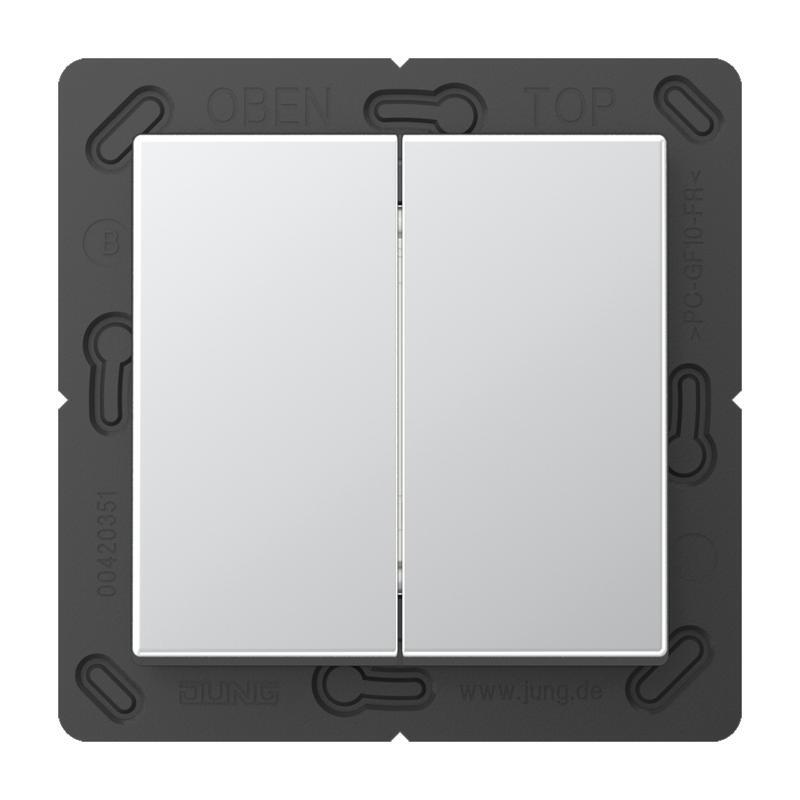 Jung Bluetooth Wall Transmitter A500 4 Channel Aluminum - BLEA595AL ...