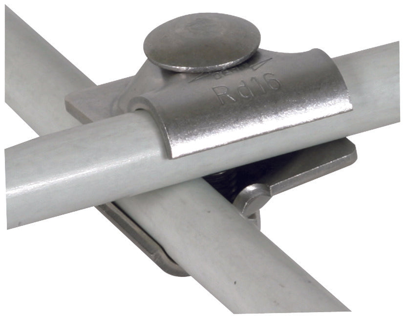 Dehn MV Clamp StSt Rd 16/16mm With Truss Head Screw - 393069 | Tameson.com