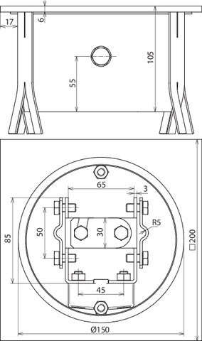 Dehn UF Test Joint Box Stainless Steel 200X200X105mm - 549090 | Tameson.com