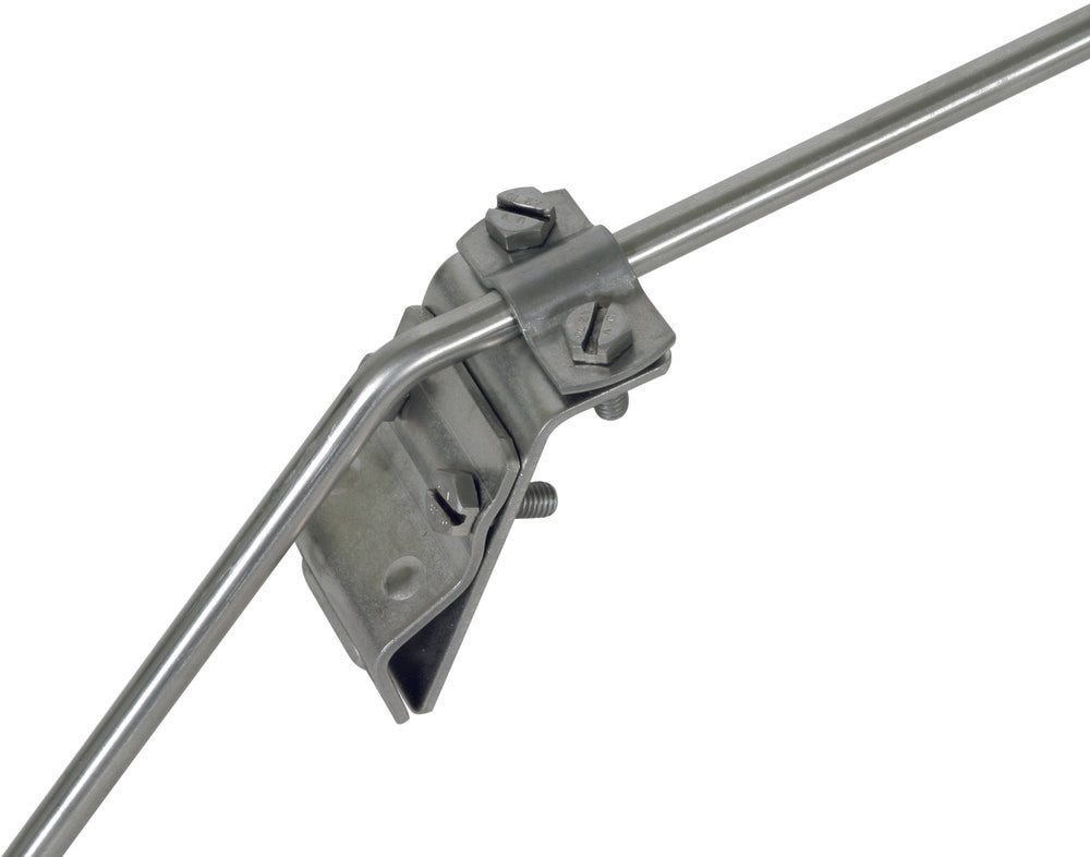 Dehn Stainless Steel Gutter Clamp 13-25mm Two-Screw Cleat - 338009 ...