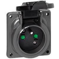 Legrand Wall Socket M+L 250V 16A IP44 Metal Inset - 053903 | Tameson.com