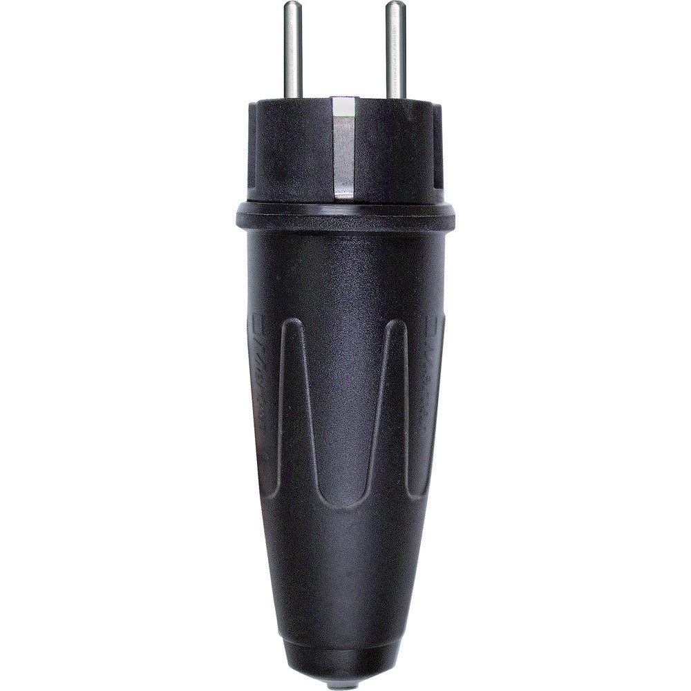 Heavy Duty Solid Rubber Schuko Plug 16A 250V - 123551 | Tameson.com