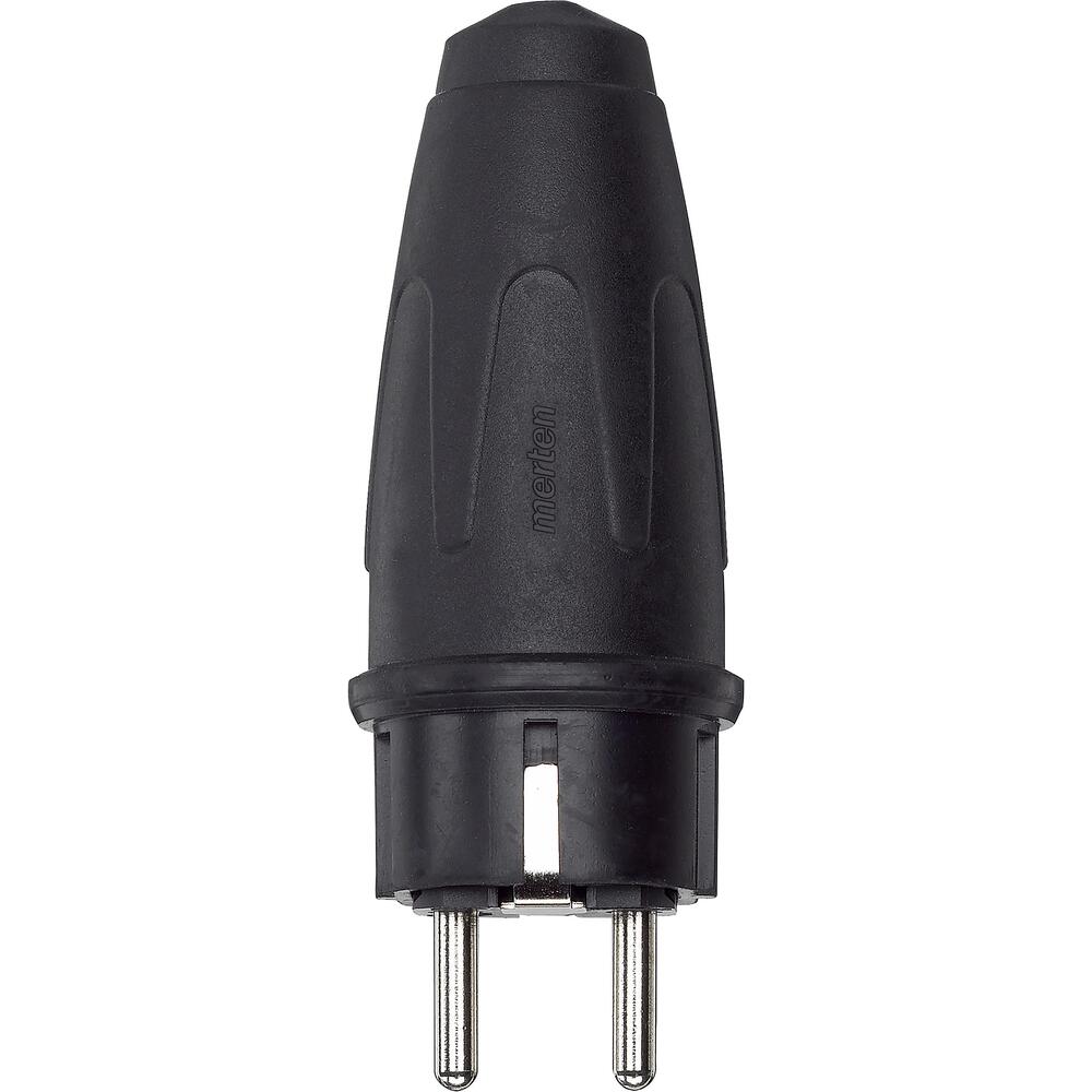 Schneider Rubber Plug With Grounding Black - 122151 | Tameson.com