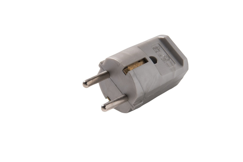 Martin Kaiser Silver MK Plug With Earthing Contact And Black Sleeve ...