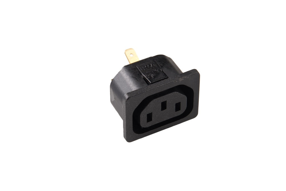 Martin Kaiser IEC Inlet Appliance Socket C13 70 Degree 10A Terminal Sn ...