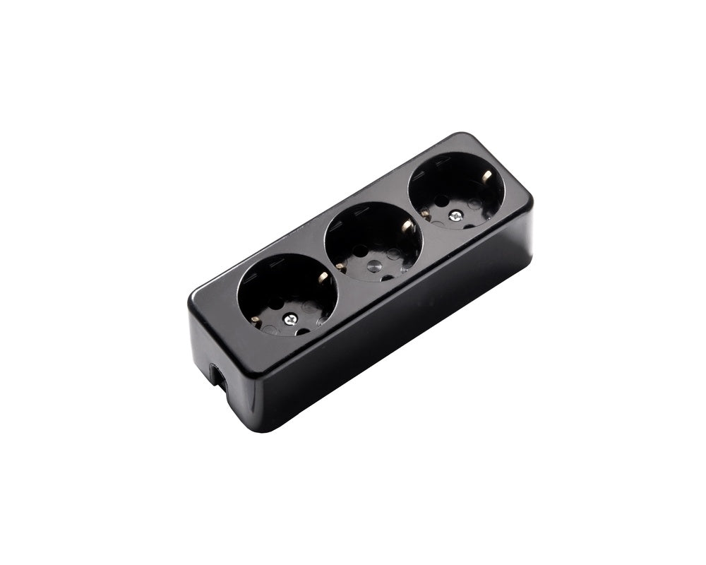 Martin Kaiser Black 3-Way Socket Earthing Contact Thermo Material ...