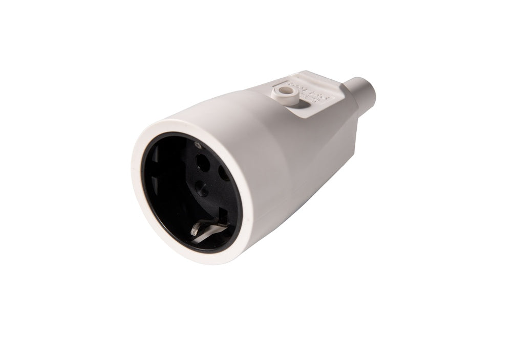 Martin Kaiser PVC Mains Line Socket Earthing Contact Arctic White - 551 ...