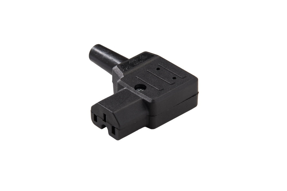 Martin Kaiser MK Angled C15 Appliance Socket 120 Degree 10A Black - 791 ...
