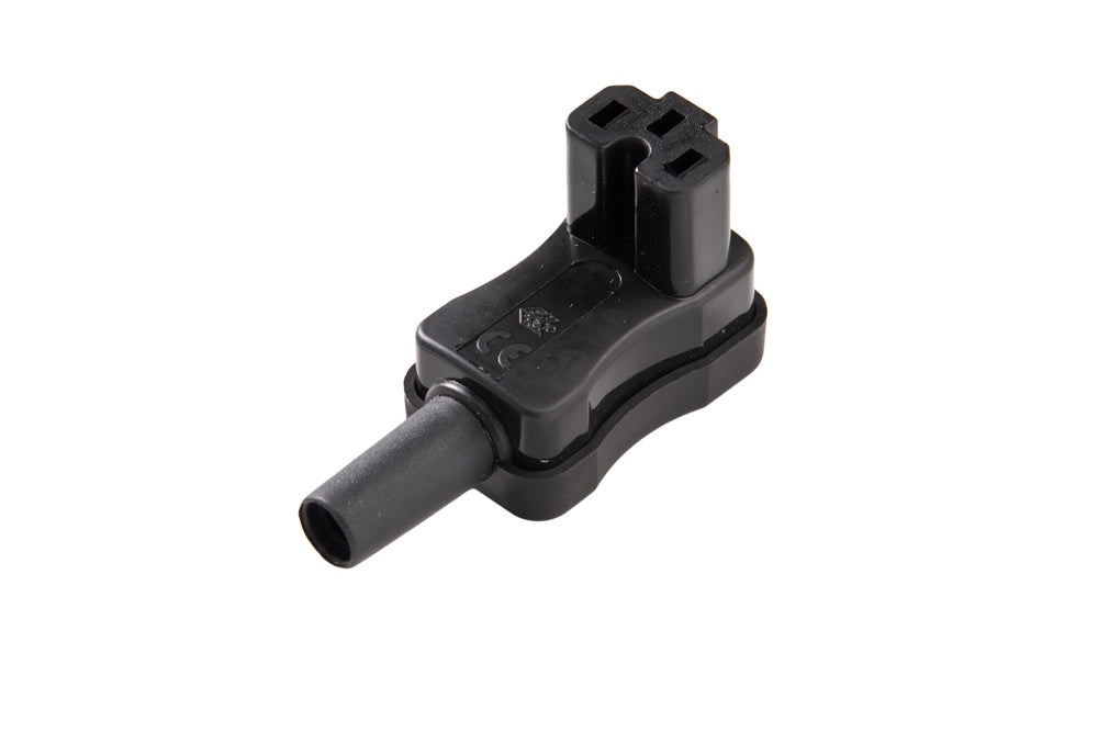 Martin Kaiser Angled Appliance Plug C15A Black - 793/sw [25 Pieces ...