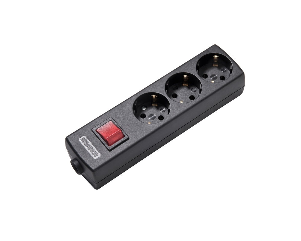 Martin Kaiser 3-Way Socket 45 Degree With Earthing Contact And Switch ...