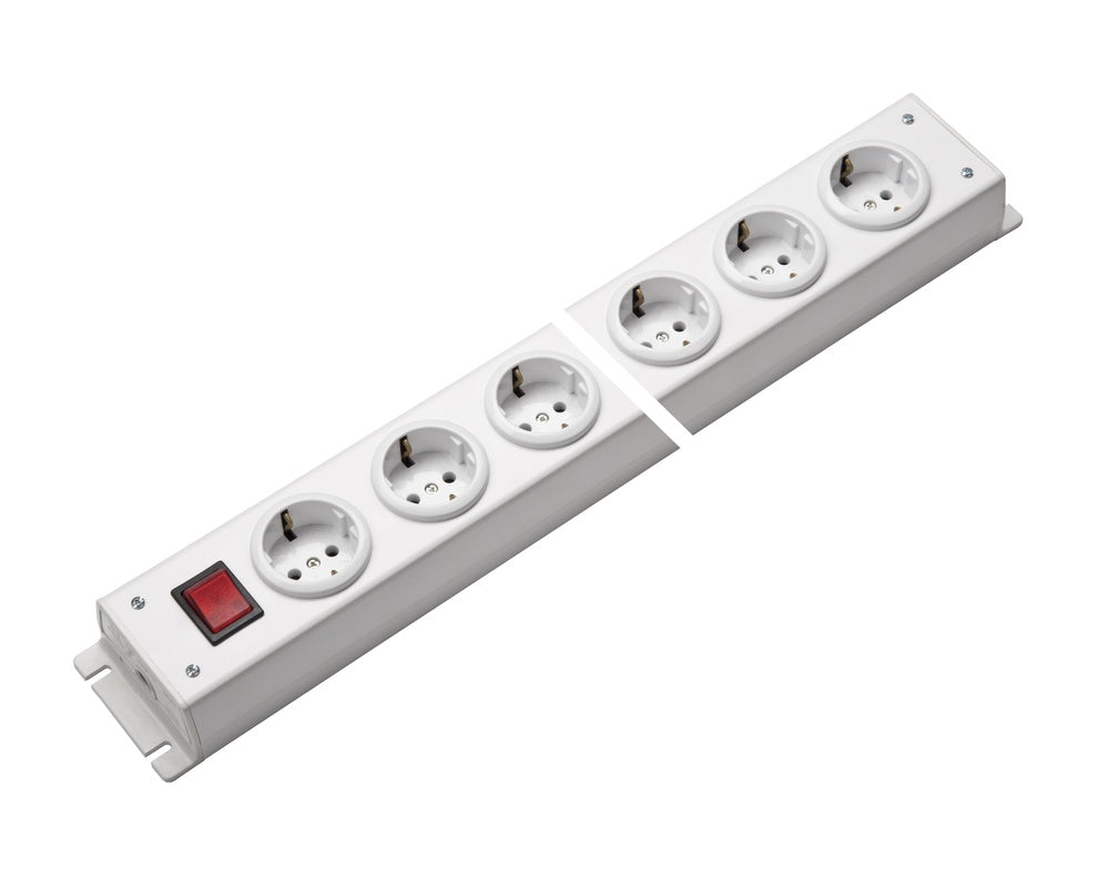 Martin Kaiser 5-Way Power Outlet Strip With Earthing Contact And Switc ...
