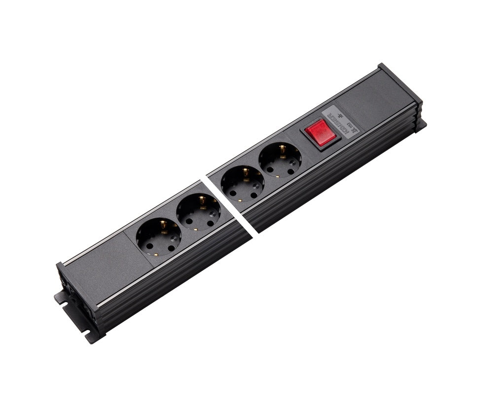 Martin Kaiser 6-Way Switch Power Strip AC166 Input/Output (European So ...