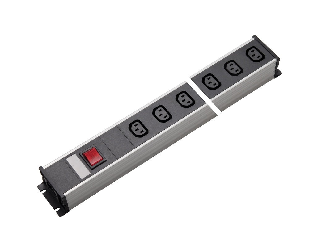 Martin Kaiser Power Outlet Strip 6-Way IEC C13 Socket with Switch - 11 ...
