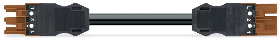 Pre-Assembled Cca Cable 3x1.5mm² Male-Female 5M Brown - 771-9373/066 ...