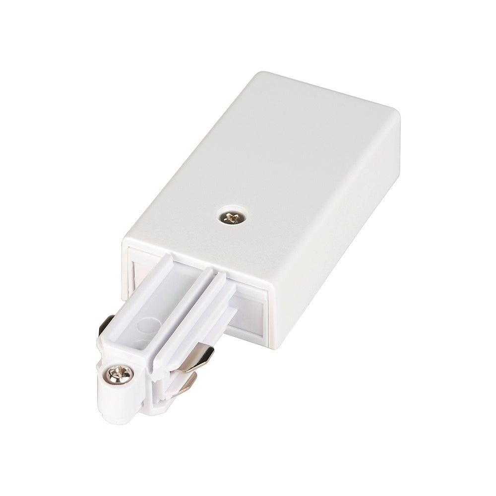 SLV Single Phase Track Power Feed Right Earth White - 143041 | Tameson.com