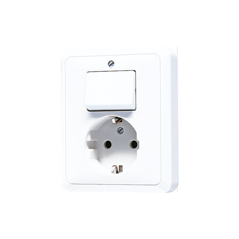 JUNG CD500 Combined Switch Socket With Ground Contact - 5576EUWW ...