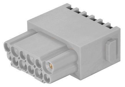 Harting Han DD Quick Lock 12-Contact Female Module 10A - 09140122734 ...