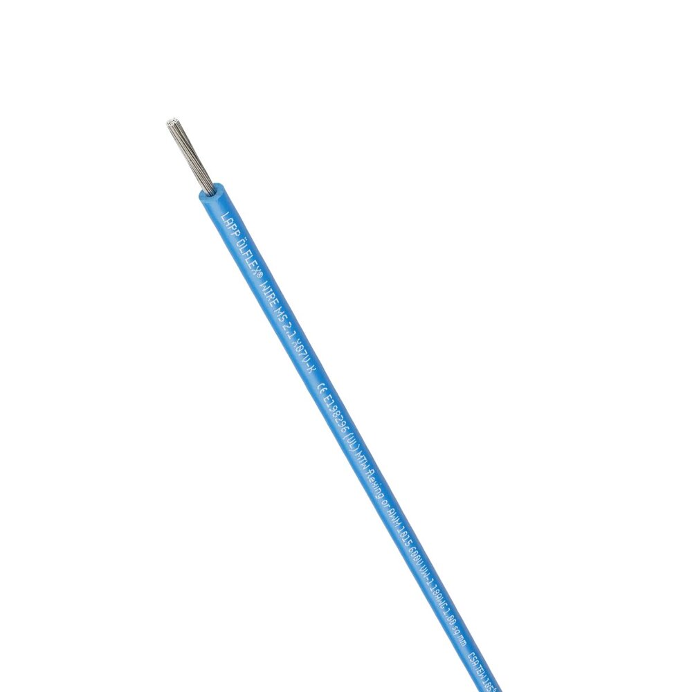 Multi Standard Single Core PVC Wire 1mm² Blue 100M - 4160302 [100 Mete ...