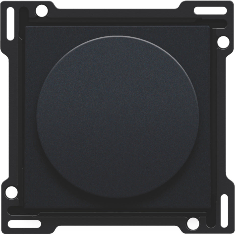 Niko Pure Black Steel Rotary Dimmer Control Set - 161-31000 | Tameson.com