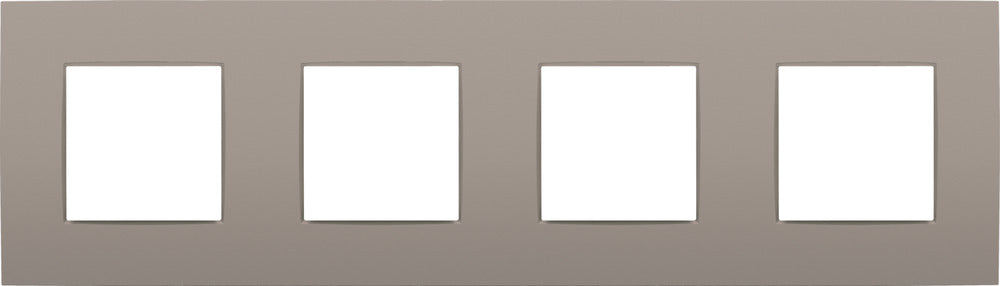 Niko Intense Bronze 4-Gang Faceplate 71mm - 123-76400 | Tameson.com