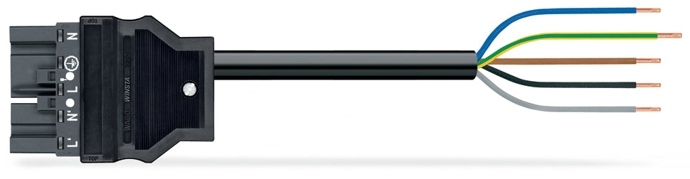 Pre-Assembled 5-Pole Eca Cable With Open End 7M - 771-8985/207-703 ...