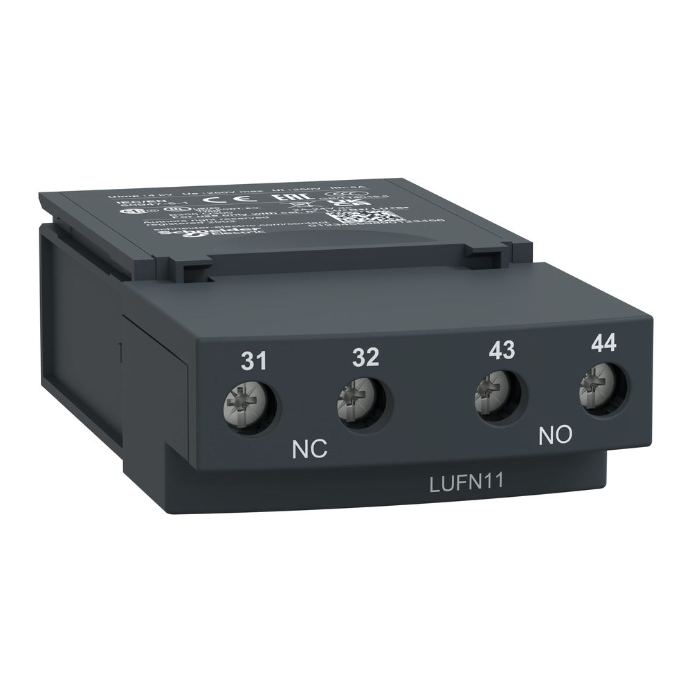 Schneider Electric TeSys U Auxiliary Contact Module 1NO 1NC - LUFN11 ...
