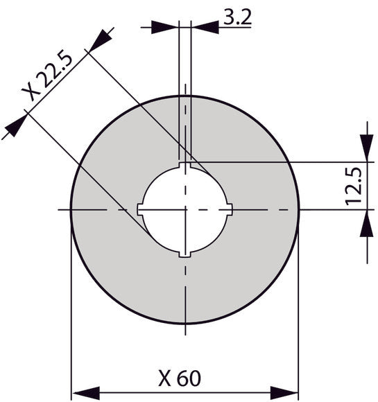 Eaton M22-XBK Round Emergency Stop Label Yellow - 269580 | Tameson.com