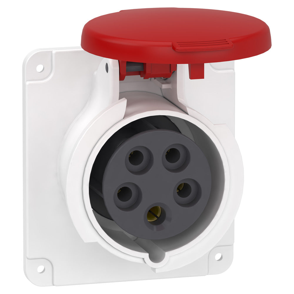 Schneider PratiKa Industrial Panel Socket 16A 400V IP44 - PKF16G435 ...