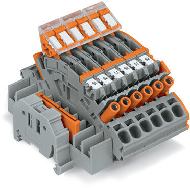 WAGO 2007-8876 3-Phase CT Terminal Block 6mm - 2007-8876 | Tameson.com
