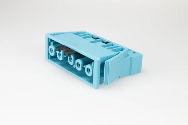 5 Pole Female DALI Chassis Connector Pastel Blue - 1698P5V [10 Pieces ...