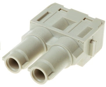 Han 70A Female Axial Module 2-Contact Connector - 09140022741 | Tameson.com