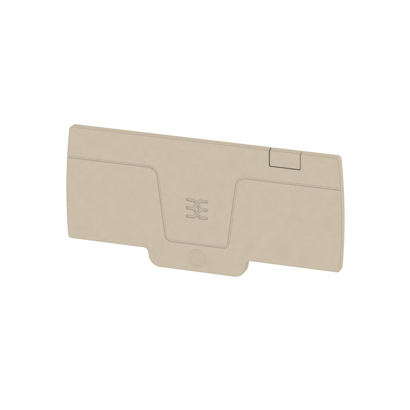 Terminal Block End Plate 84mm x 2.4mm Dark Beige - 1988320000 [20 ...