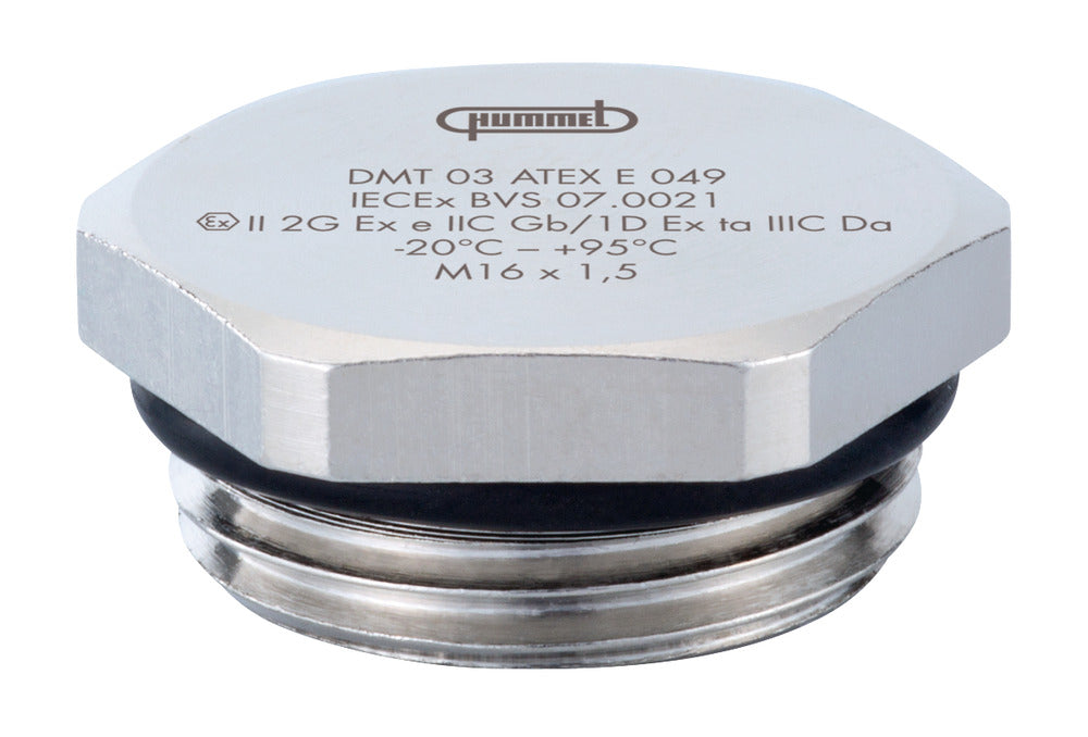 Metric Ex-e Nickel Plated Brass Plug M40x1.5 - 1198400050 | Tameson.com