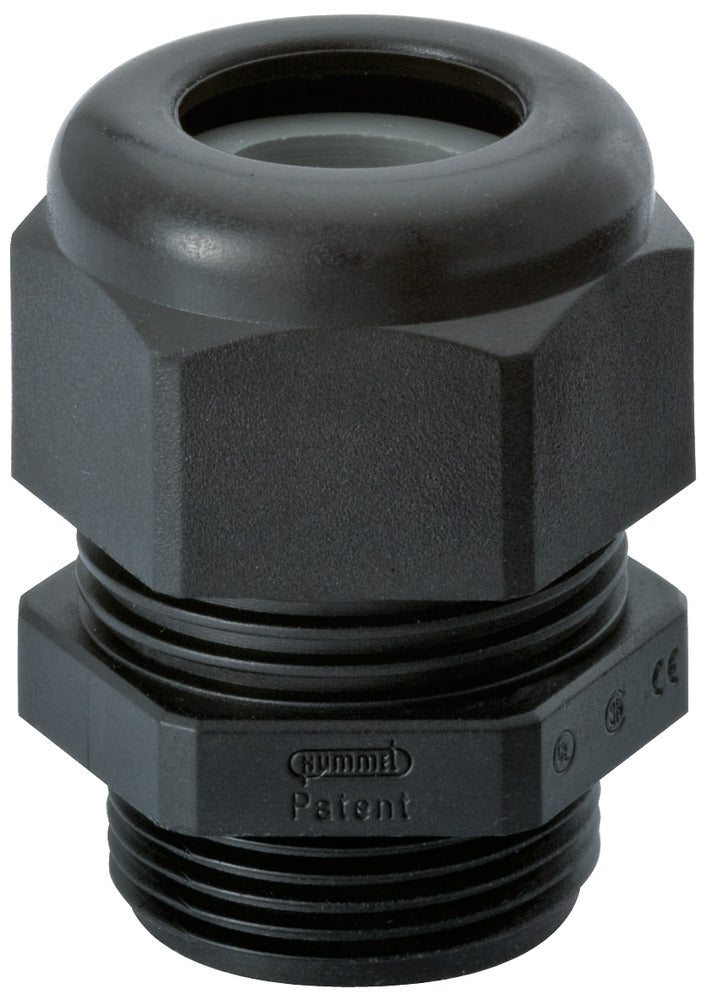 Hummel M12x1.5 Cable Gland Black HSK-K Series - 1218120150 [10 Pieces ...